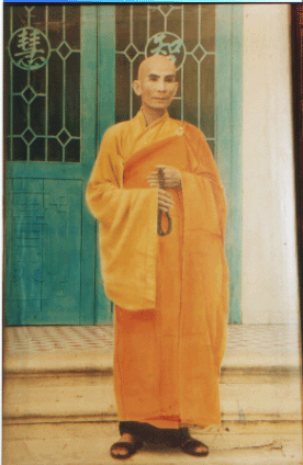 Most Venerable Thich Quang Duc in front of An Quang Temple